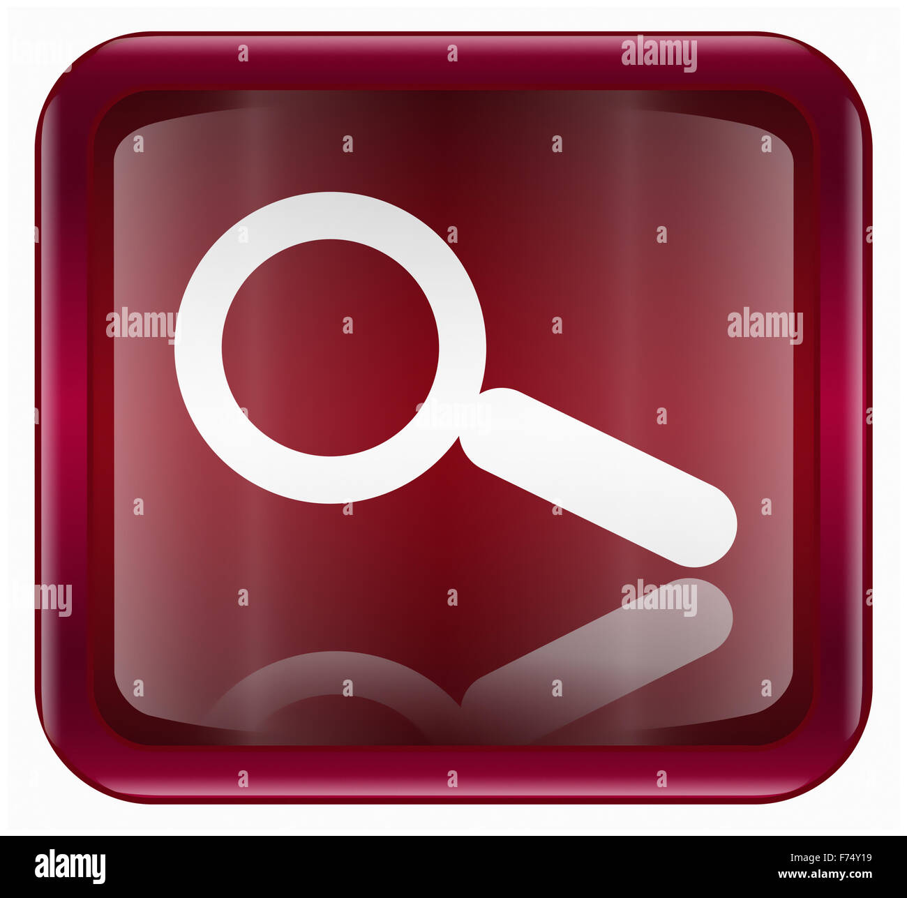 search and magnifier icon Stock Photo - Alamy
