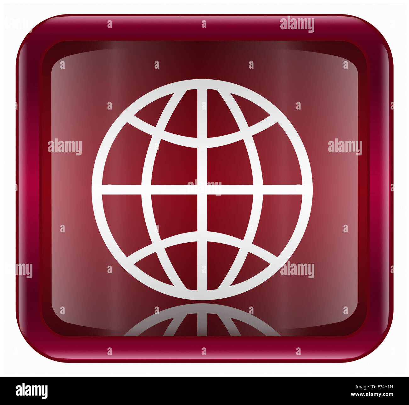 White world icon hi-res stock photography and images - Alamy