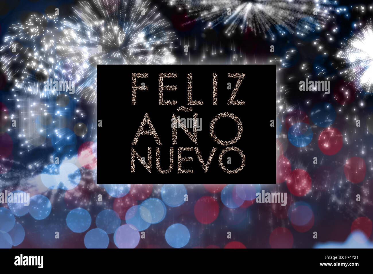 Feliz año nuevo spanish hi-res stock photography and images - Alamy