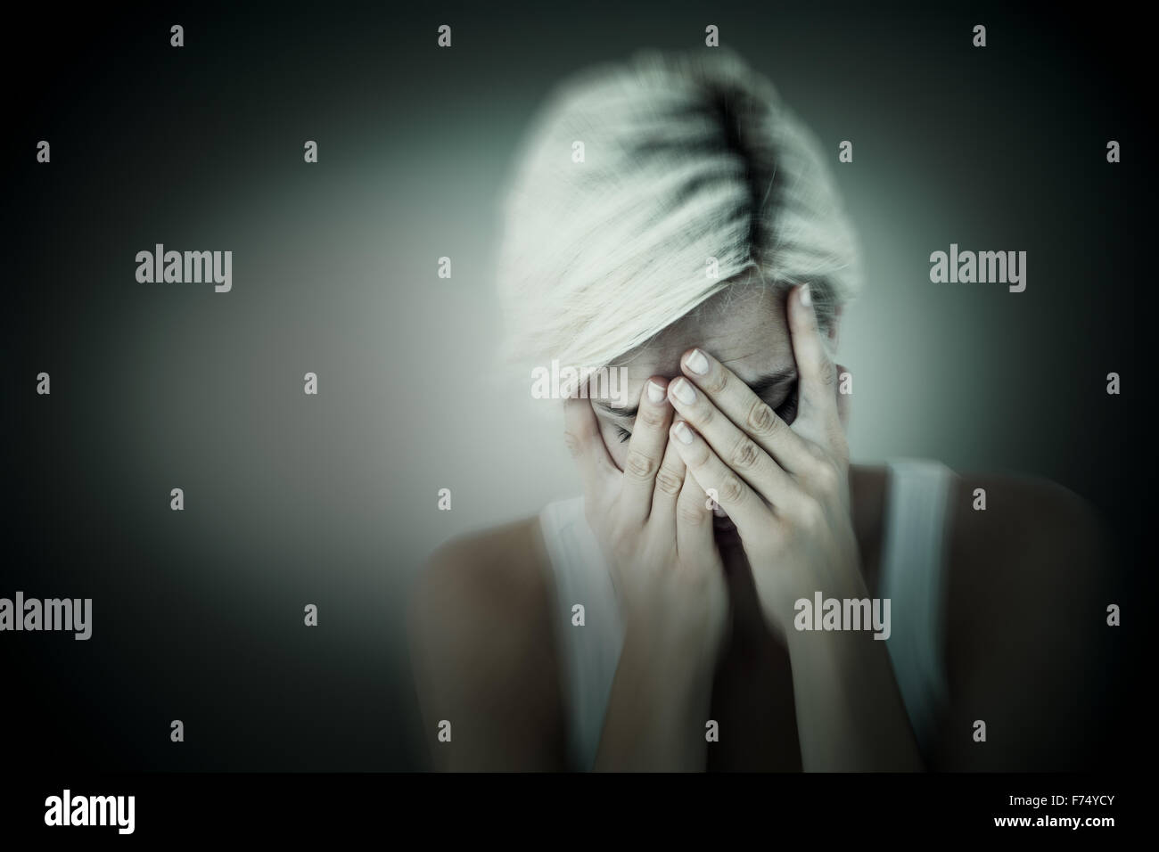 Crying hands hi-res stock photography and images - Alamy