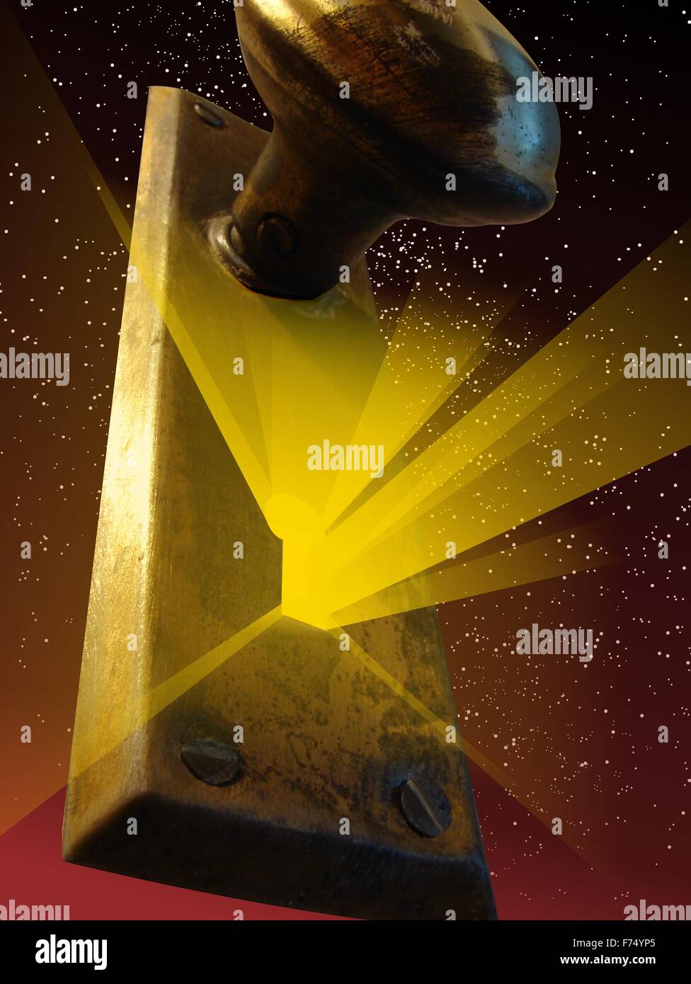 Light from keyhole Stock Photo - Alamy