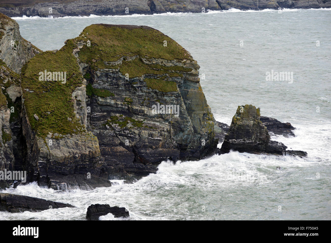South Stack Holyhead Anglesey North Wales Uk Stock Photo - Alamy
