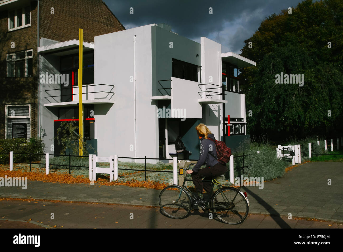 The Rietveld Schröder House in Utrecht, built in 1924 by Dutch ...