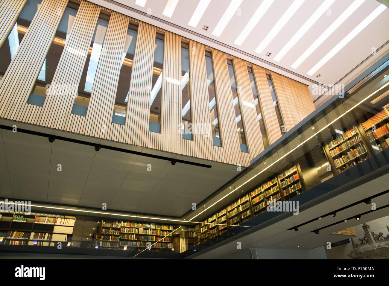 Inside the new Weston Library in Oxford in England Stock Photo - Alamy
