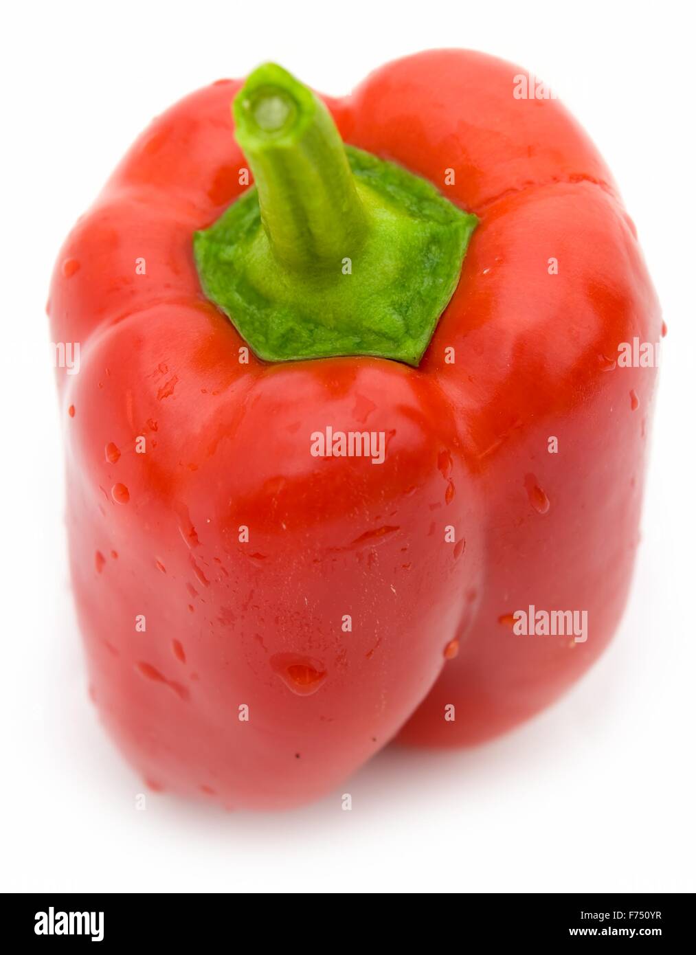 Vibrant red bell pepper Cut Out Stock Images & Pictures - Alamy