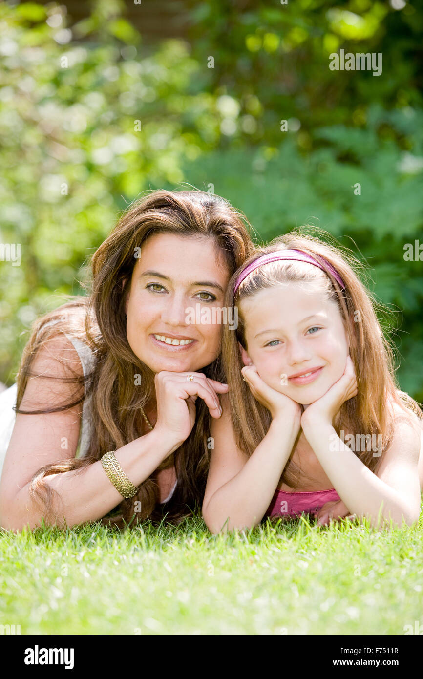 Mother and daughter Stock Photo - Alamy