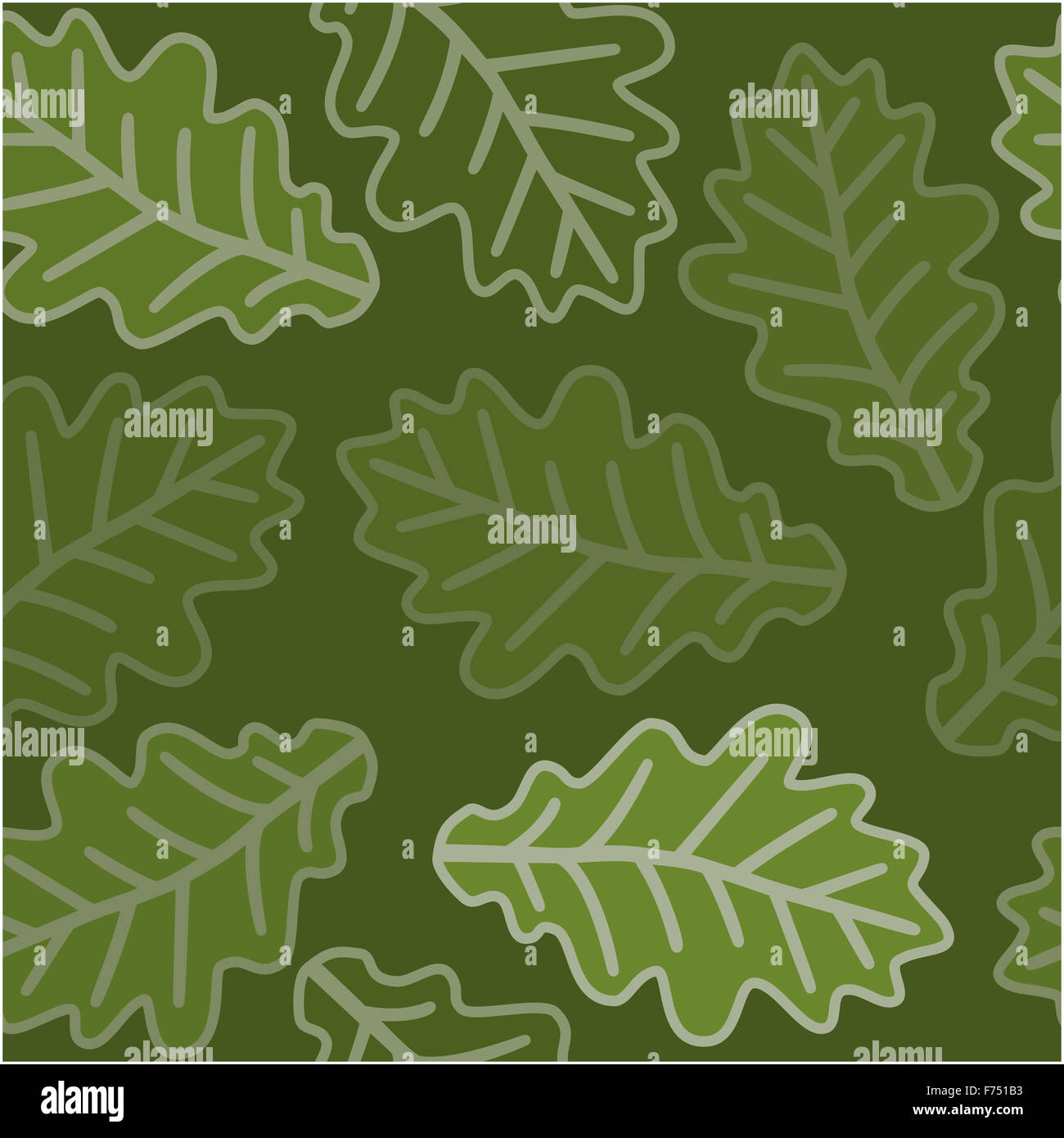Oak leaves pattern hi-res stock photography and images - Alamy
