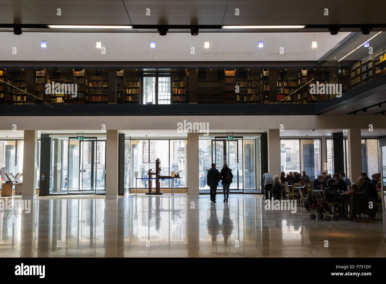 Inside the new Weston Library in Oxford in England Stock Photo - Alamy