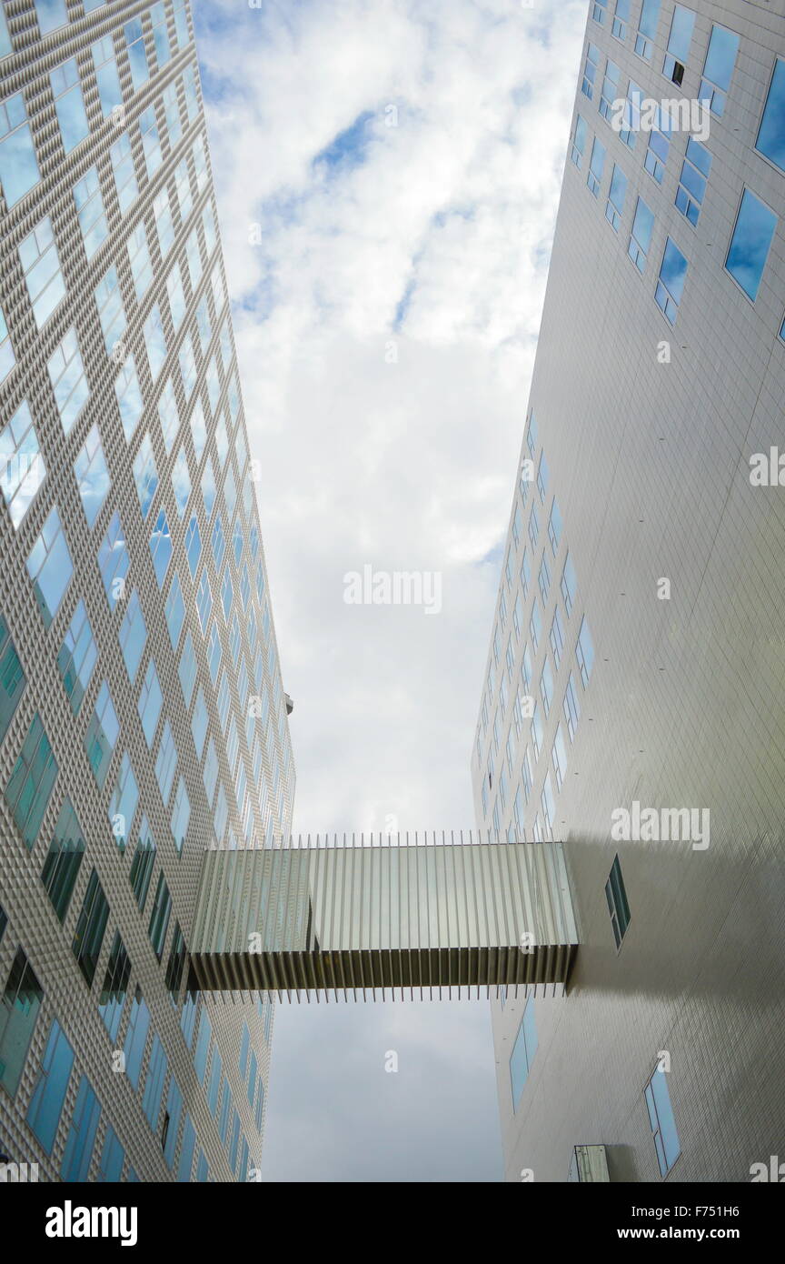 Modern high-tech business and living facility abstract Stock Photo - Alamy