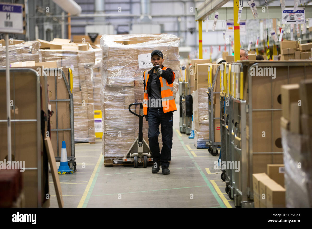 The Amazon fulfilment centre in Hemel Hempstead,Hertfordshire on ...