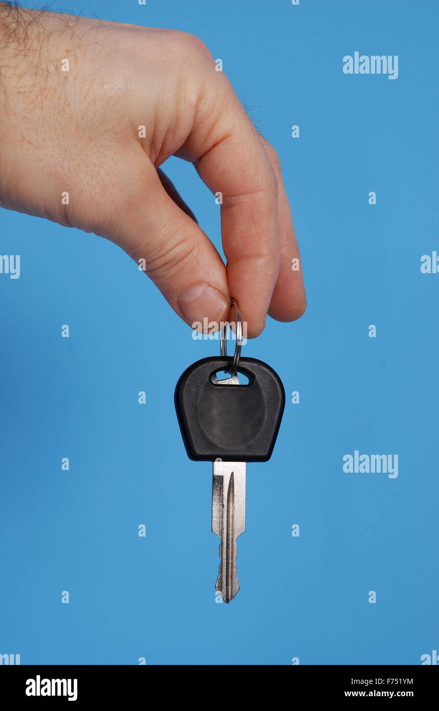car key in hand Stock Photo - Alamy