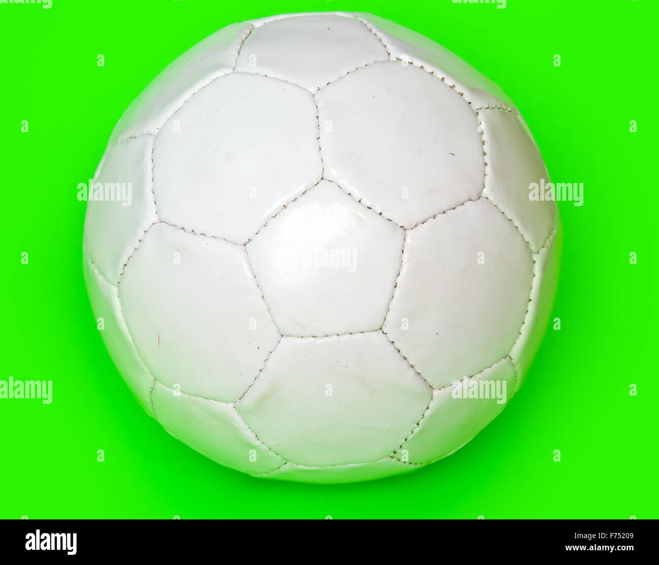 Leather football on white hi-res stock photography and images - Alamy