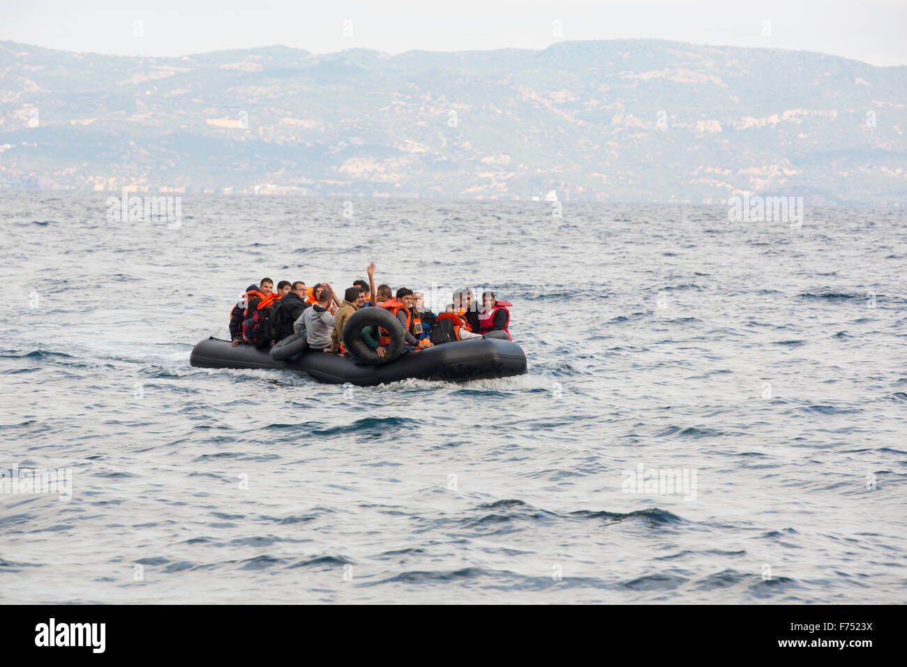 Refugee boat hi-res stock photography and images - Alamy