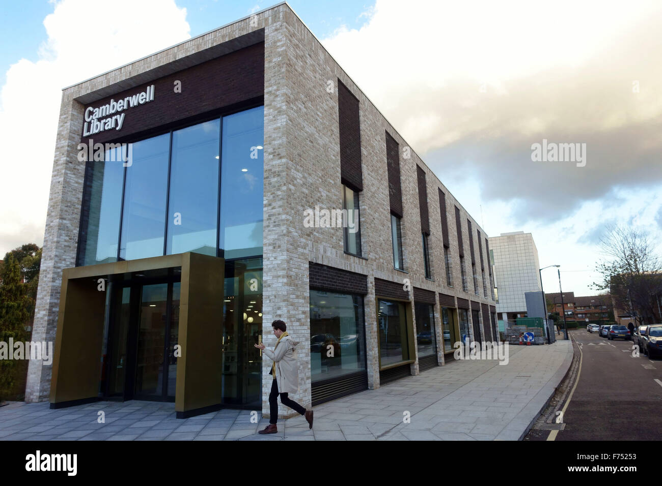 New Camberwell Library, Camberwell Green, South London Stock Photo - Alamy