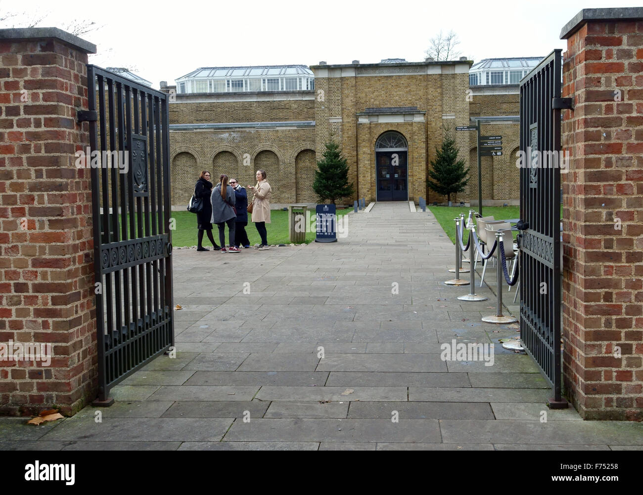 Dulwich Picture Gallery, Dulwich, South London: main entrance Stock ...