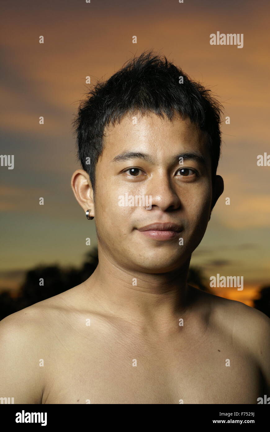 Happy asian man Stock Photo - Alamy