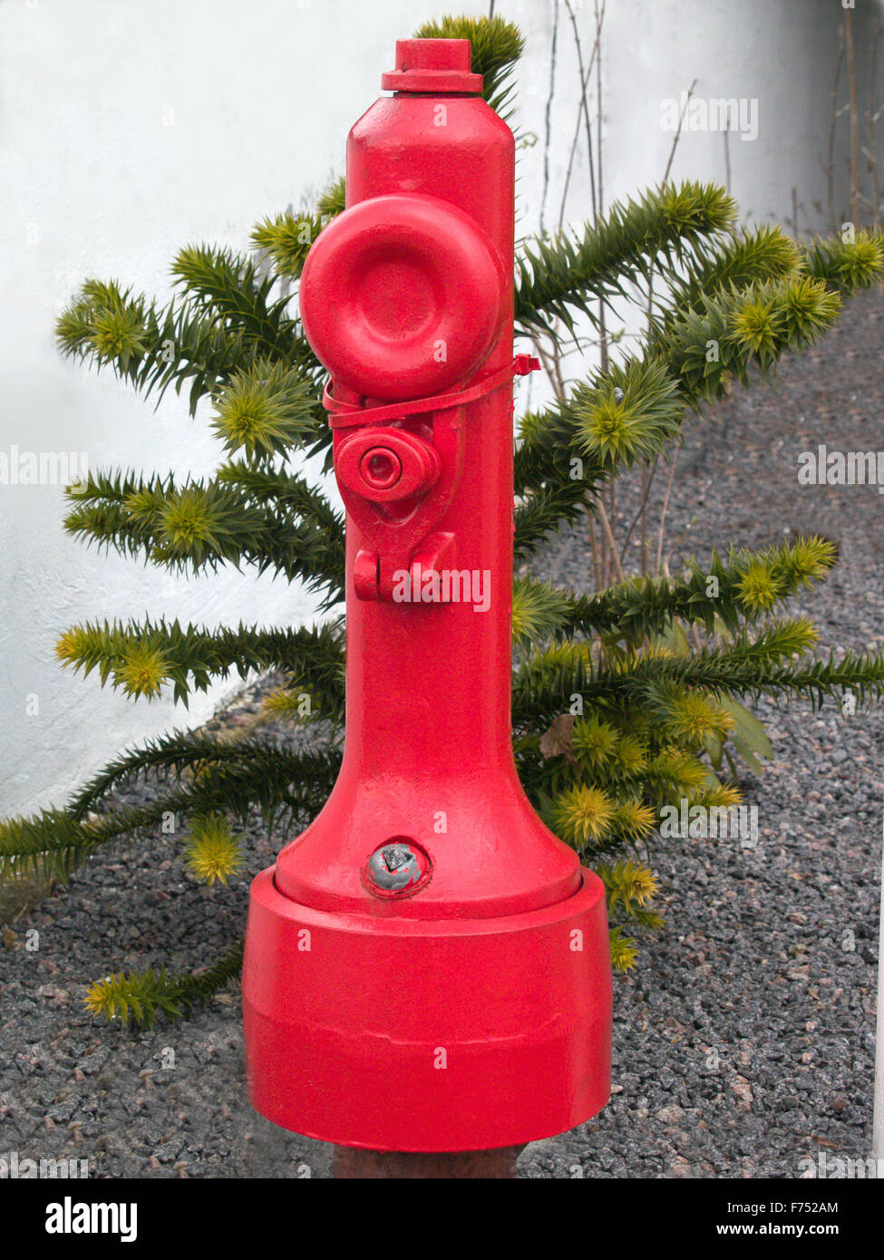 Fire fighting - red fire hydrant Stock Photo - Alamy