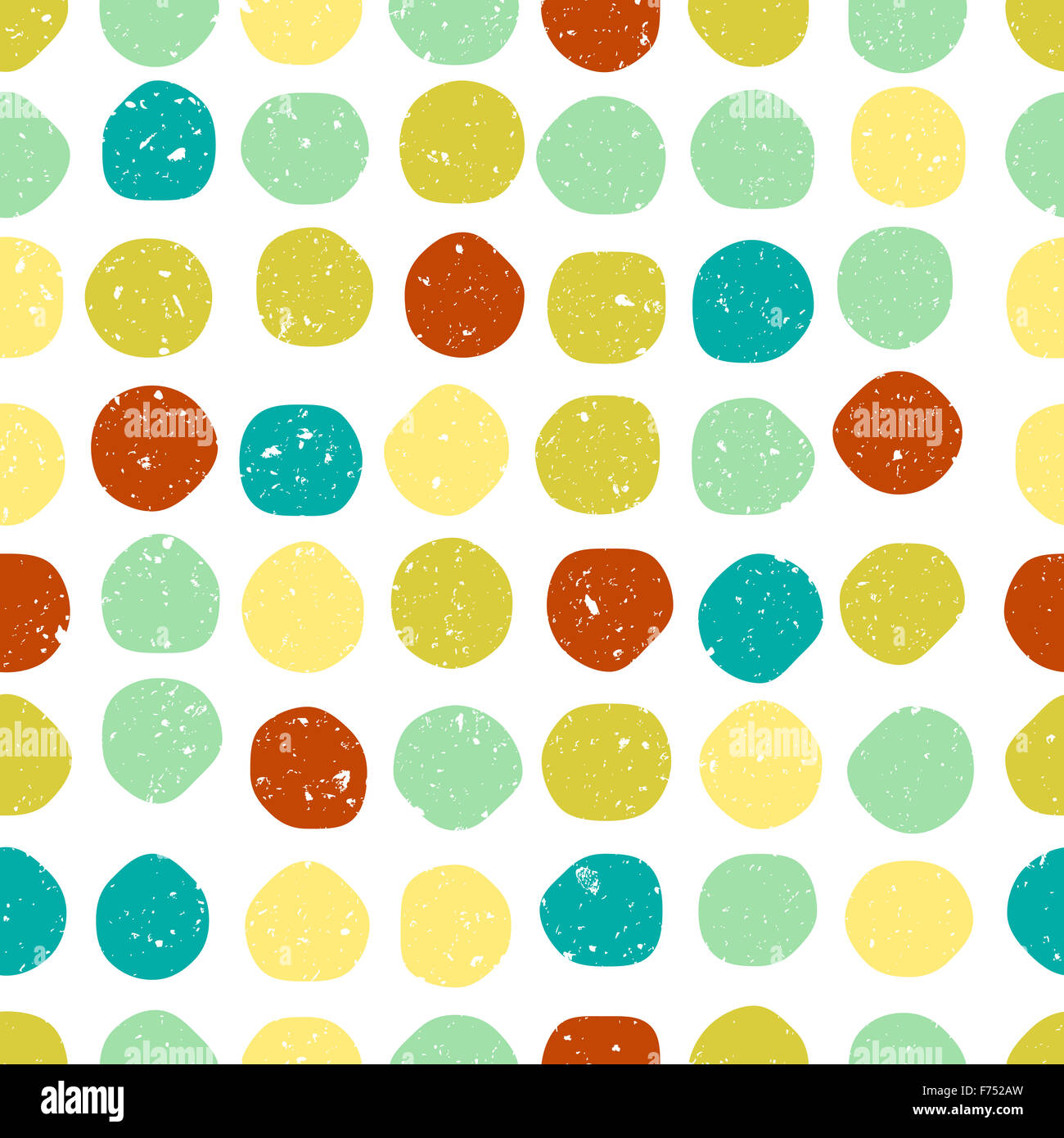 Seamless colorful circles pattern background Stock Photo - Alamy