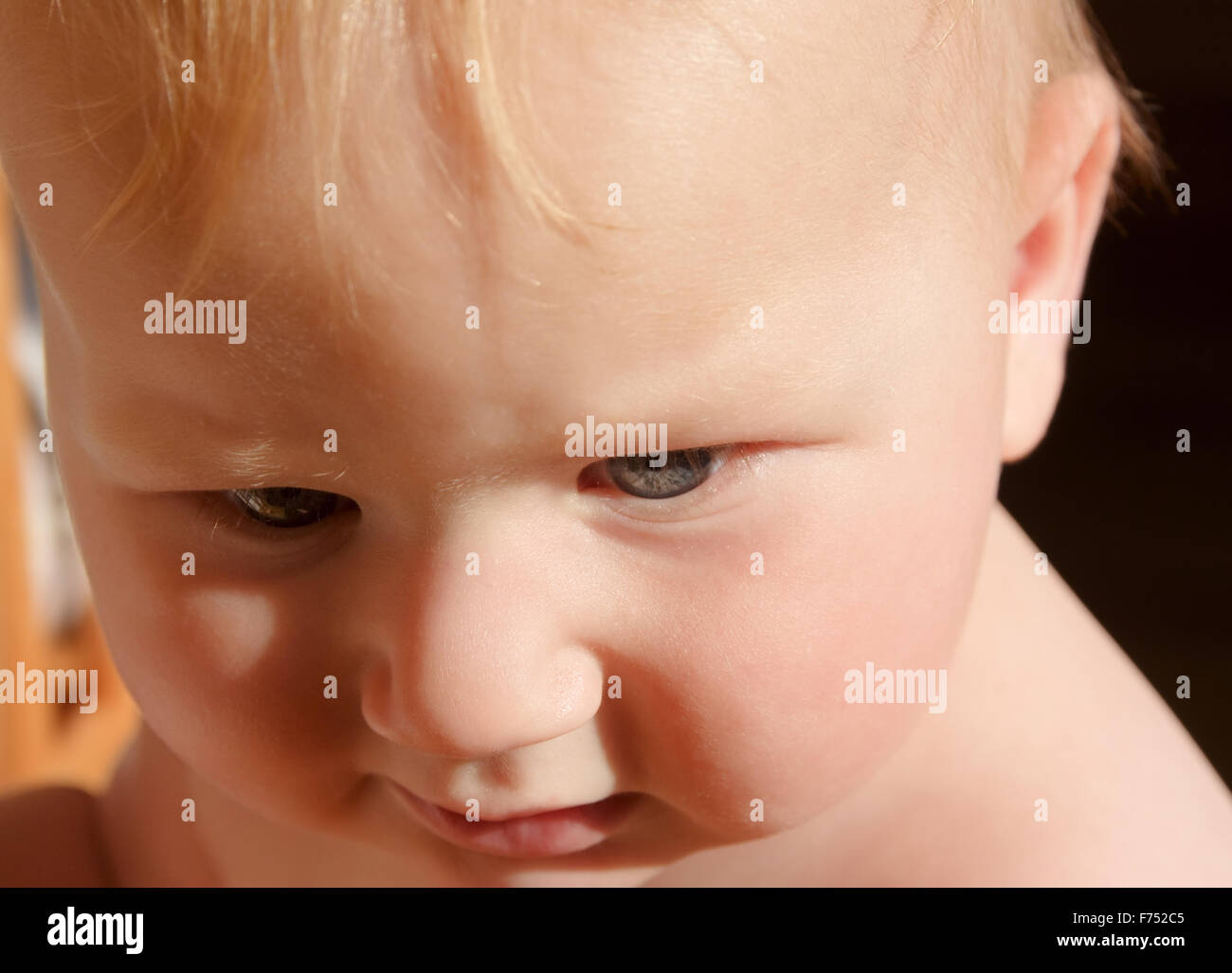curious baby boy Stock Photo - Alamy