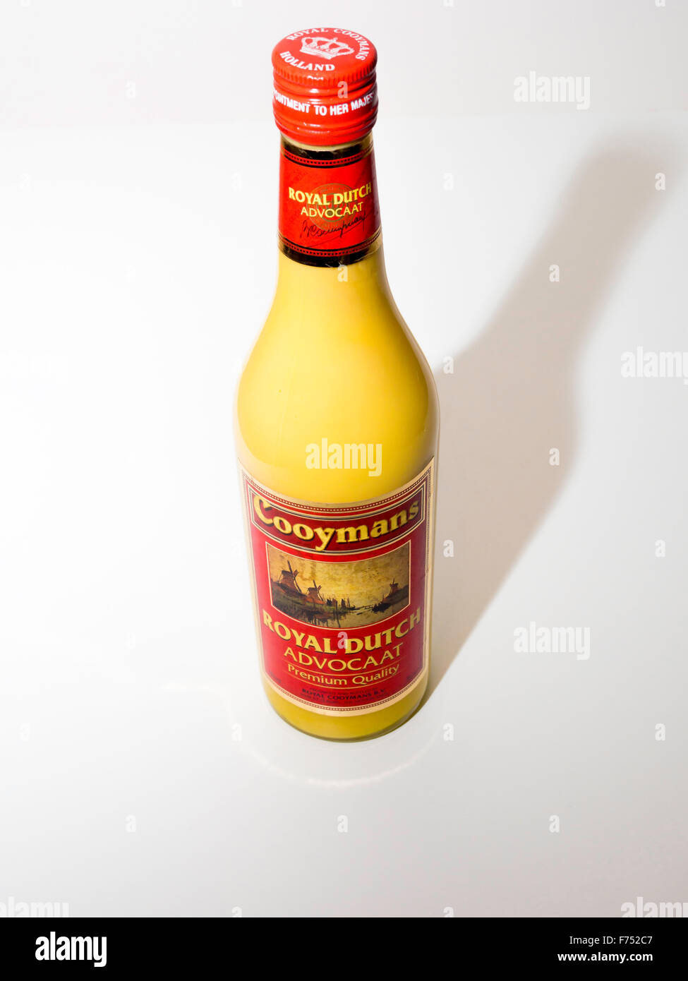 A bottle of Cooymans Royal Dutch Advocaat spirits Stock Photo - Alamy