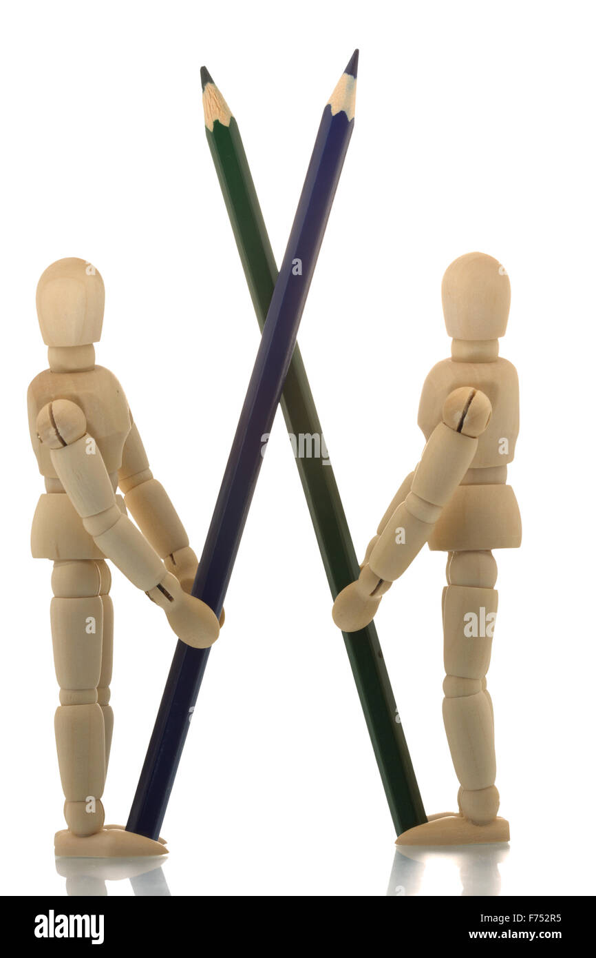Crossed Pencils High Resolution Stock Photography and Images - Alamy