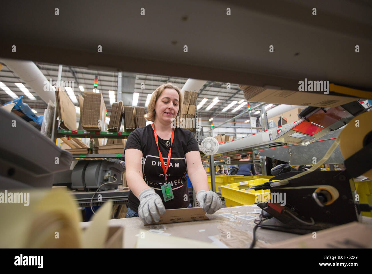 The Amazon fulfilment centre in Hemel Hempstead,Hertfordshire on ...