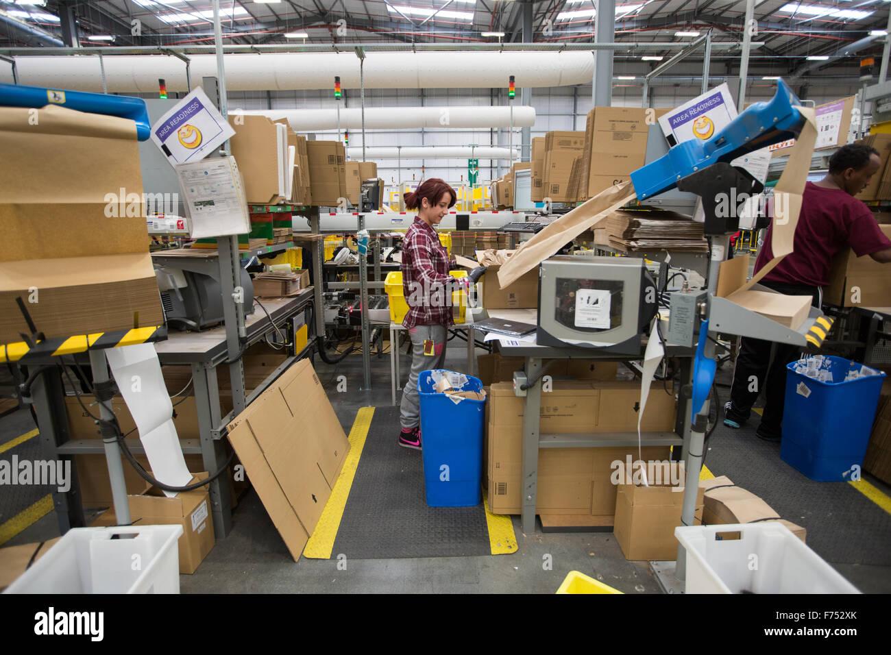 The Amazon fulfilment centre in Hemel Hempstead,Hertfordshire on ...