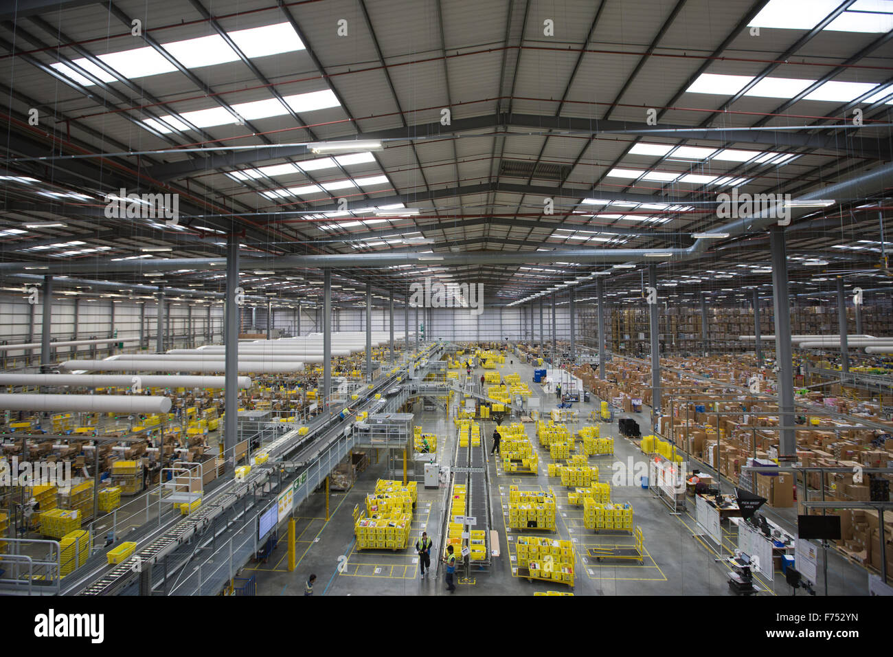 The Amazon fulfilment centre in Hemel Hempstead,Hertfordshire on ...