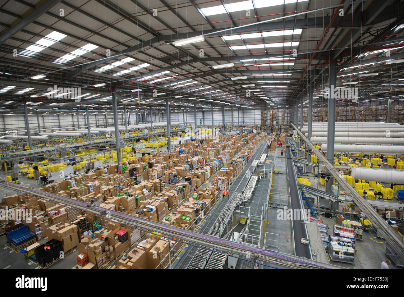 The Amazon fulfilment centre in Hemel Hempstead,Hertfordshire on ...
