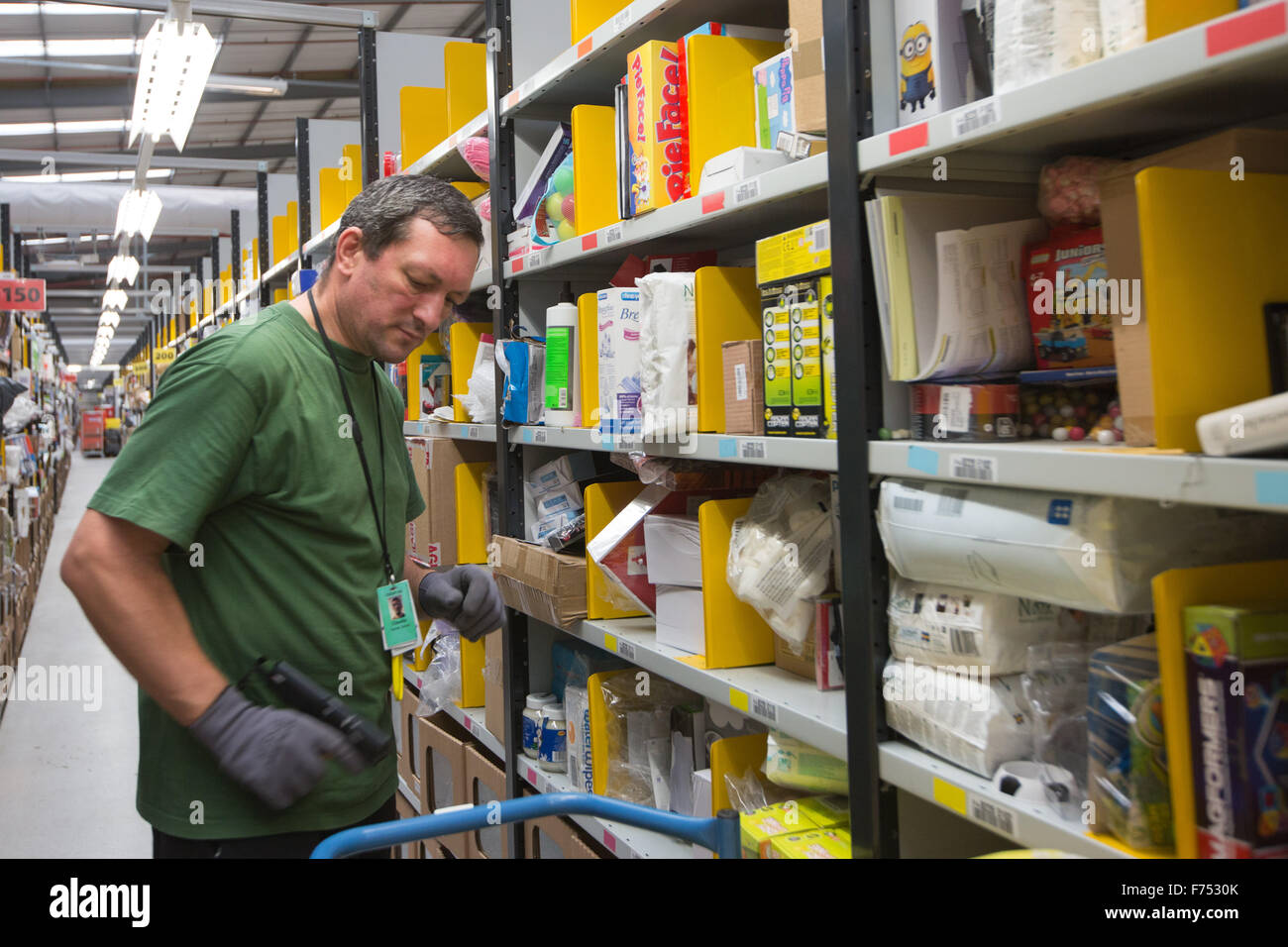 The Amazon fulfilment centre in Hemel Hempstead,Hertfordshire on ...
