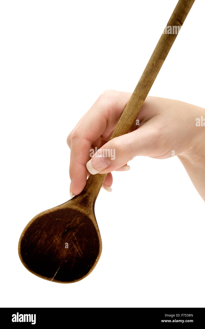 Close up woman stirring wooden hi-res stock photography and images - Alamy