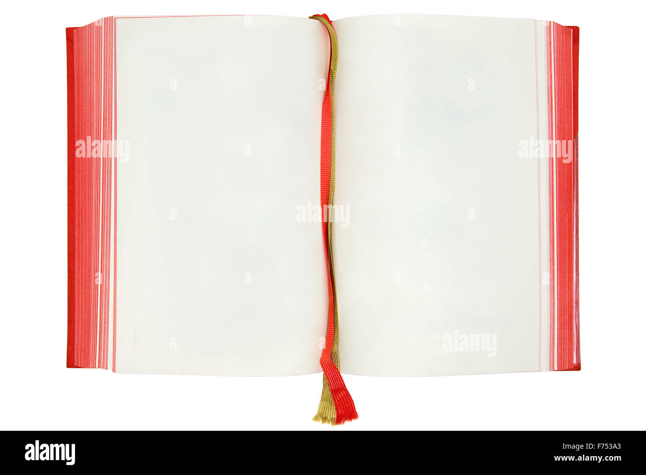 Blank Book Pages Stock Photo - Alamy