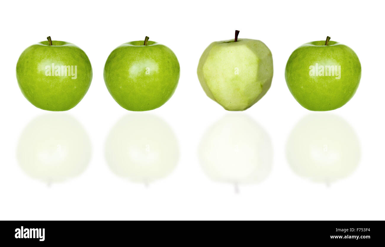 Apples fruit healthy vitamin sweet Cut Out Stock Images & Pictures - Alamy