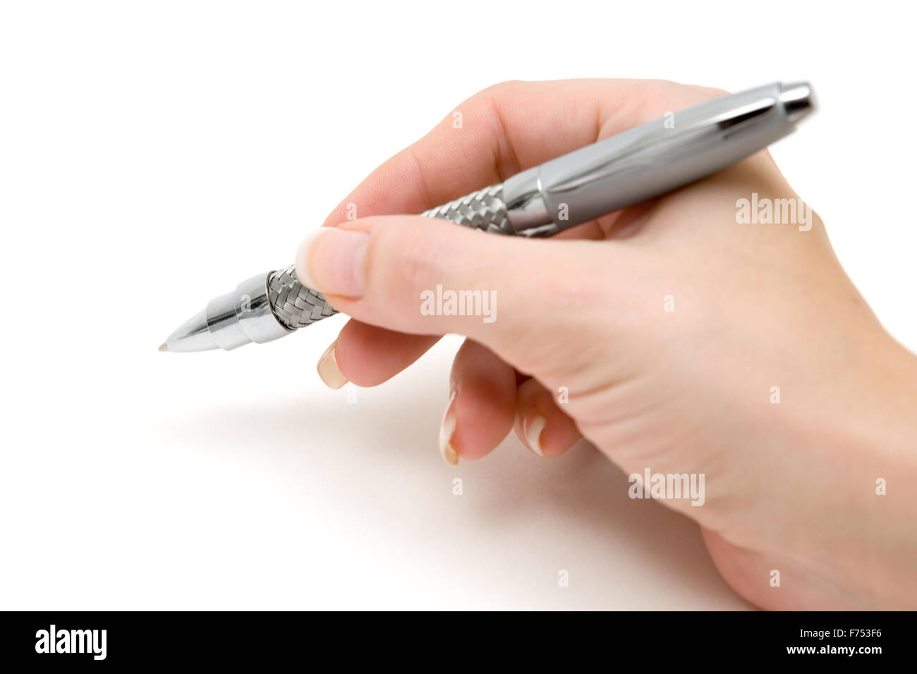 Writing a Message Stock Photo - Alamy