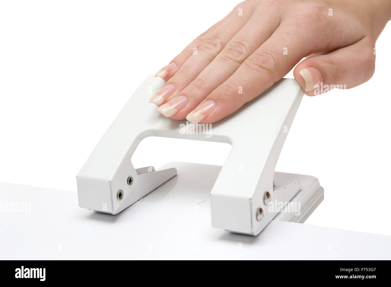 Document hole punch hi-res stock photography and images - Alamy