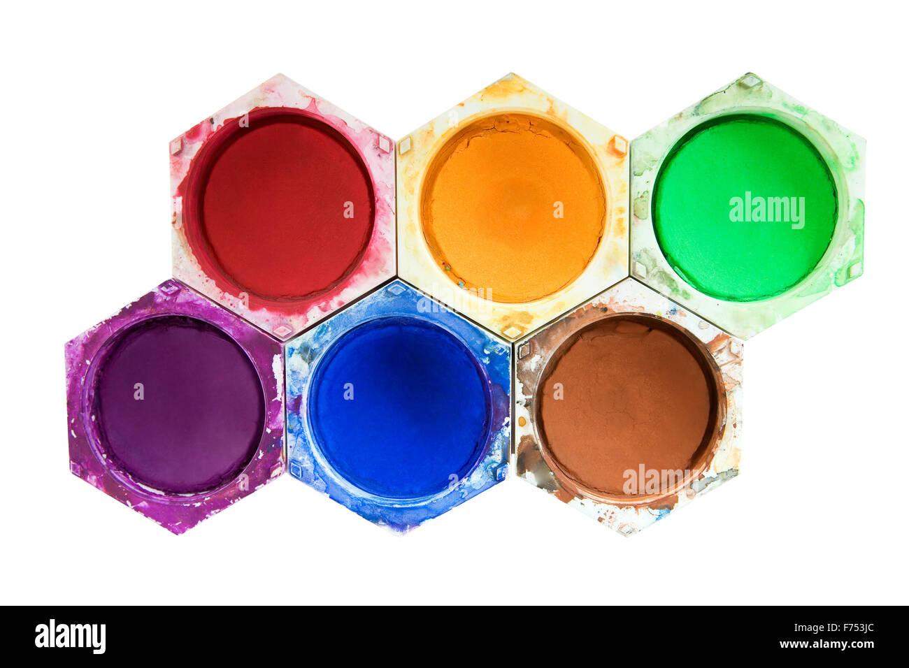 Set different painting tools Cut Out Stock Images & Pictures - Alamy