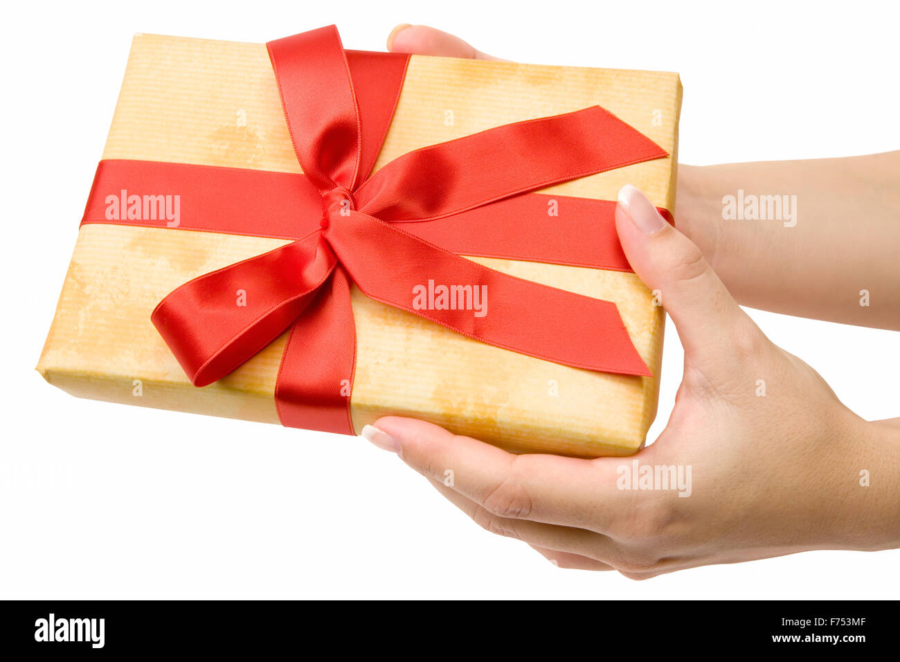 Making a Present Stock Photo - Alamy