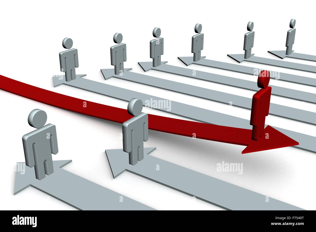 Arrow cross movement hi-res stock photography and images - Alamy