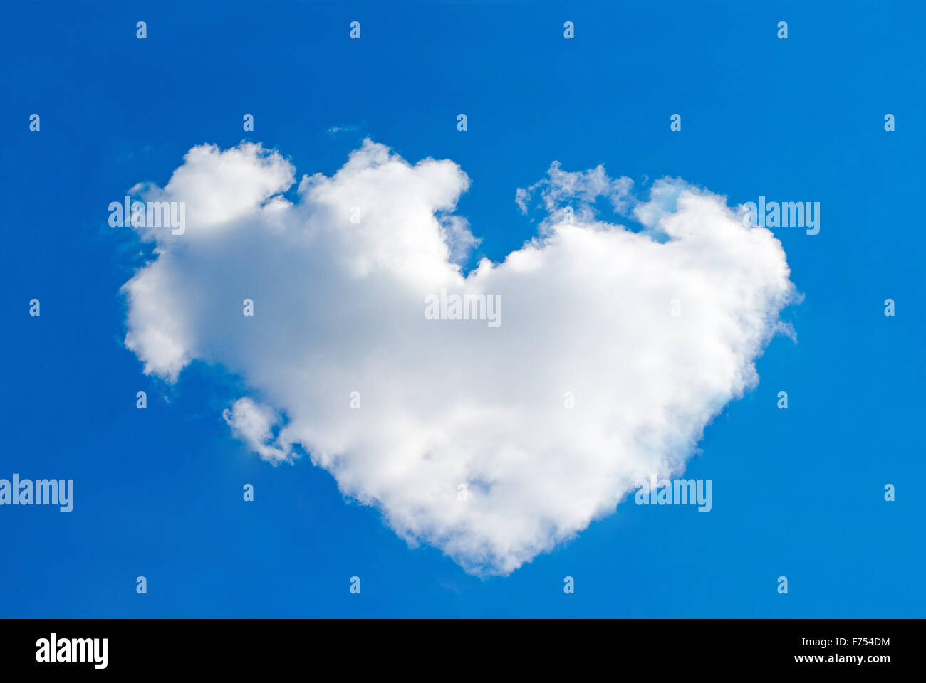 One big cloud looks like a heart Stock Photo - Alamy