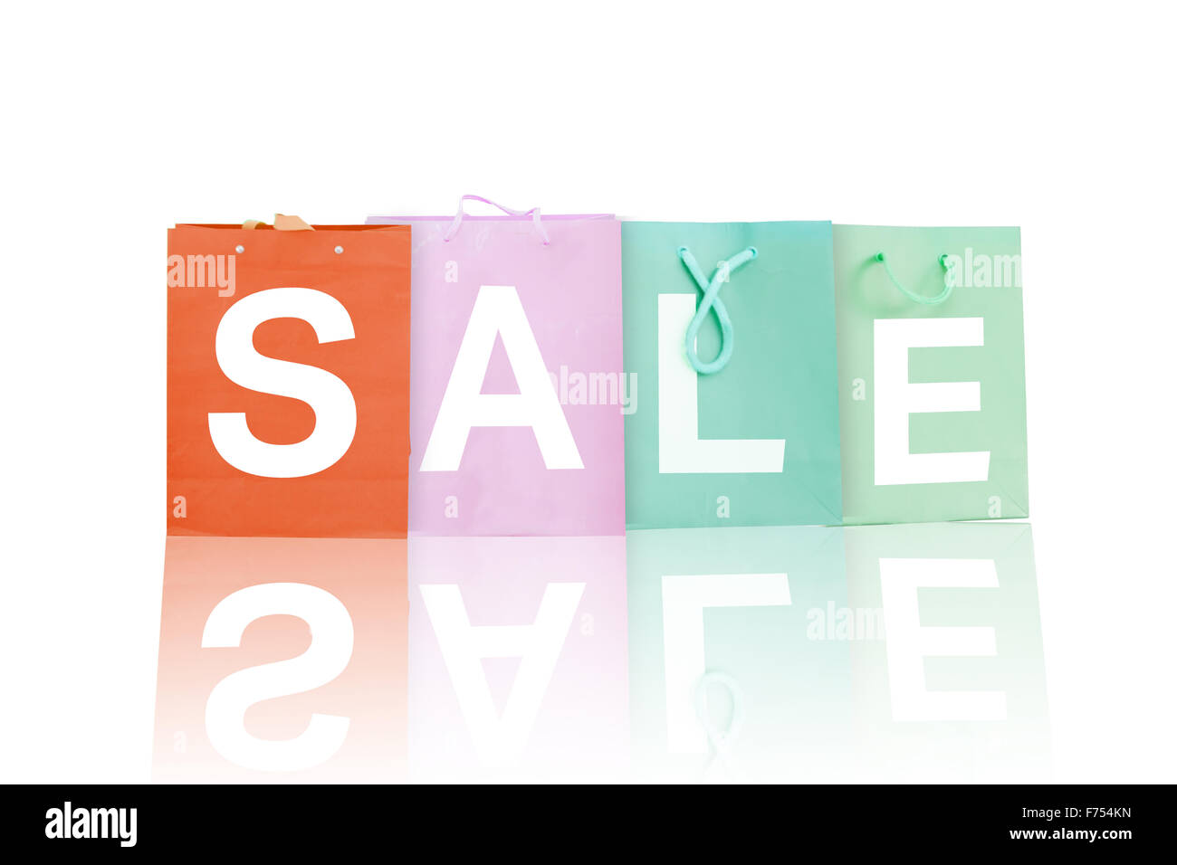 A collection of sale bags Stock Photo - Alamy