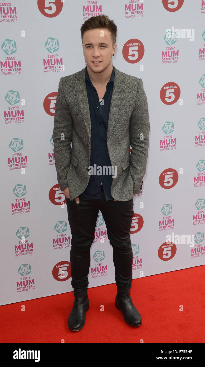 London, UK. Sam Callahan at Tesco Mum of the Year Awards at The Savoy ...