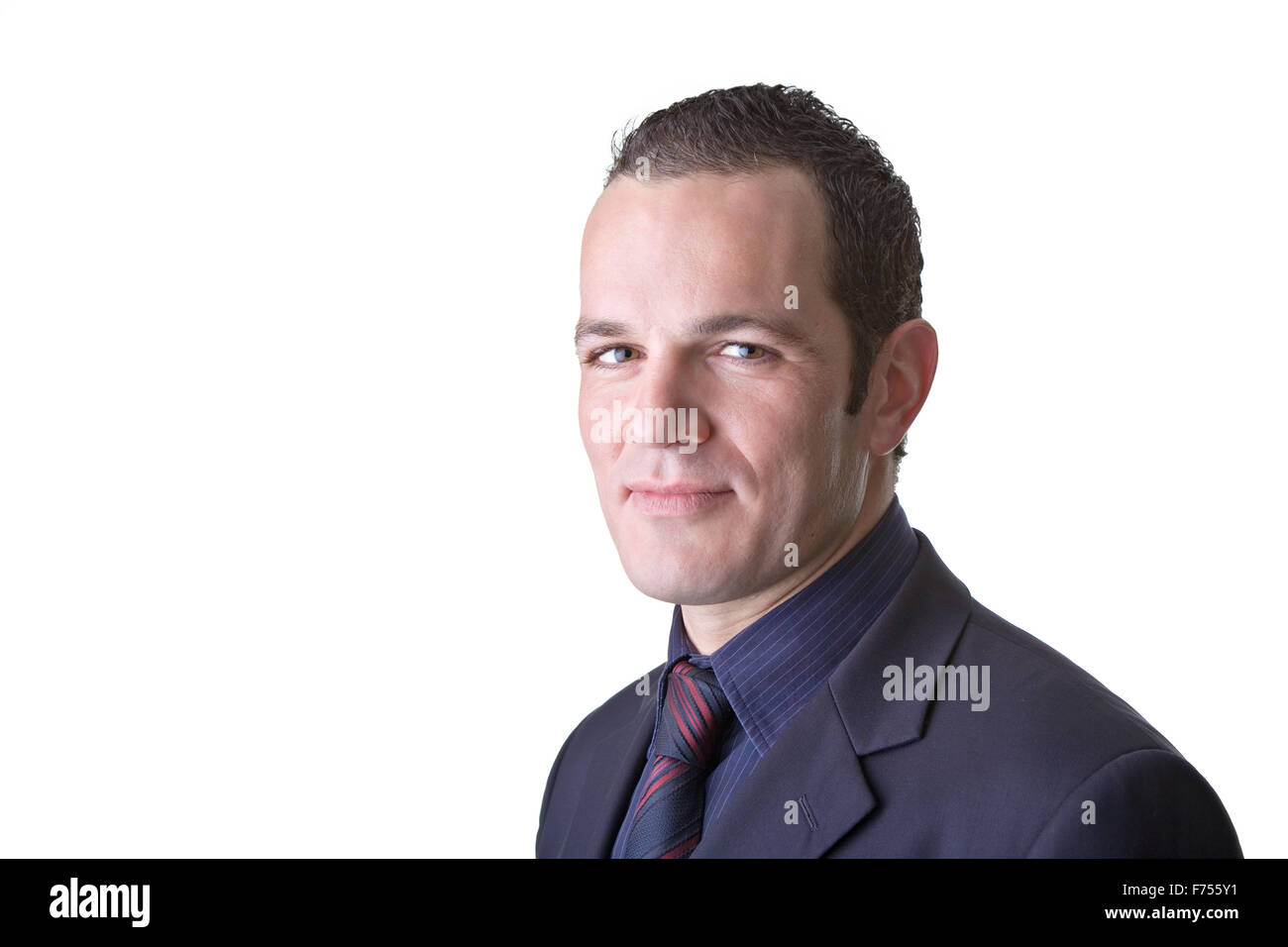 Young Man in a Suit Stock Photo - Alamy