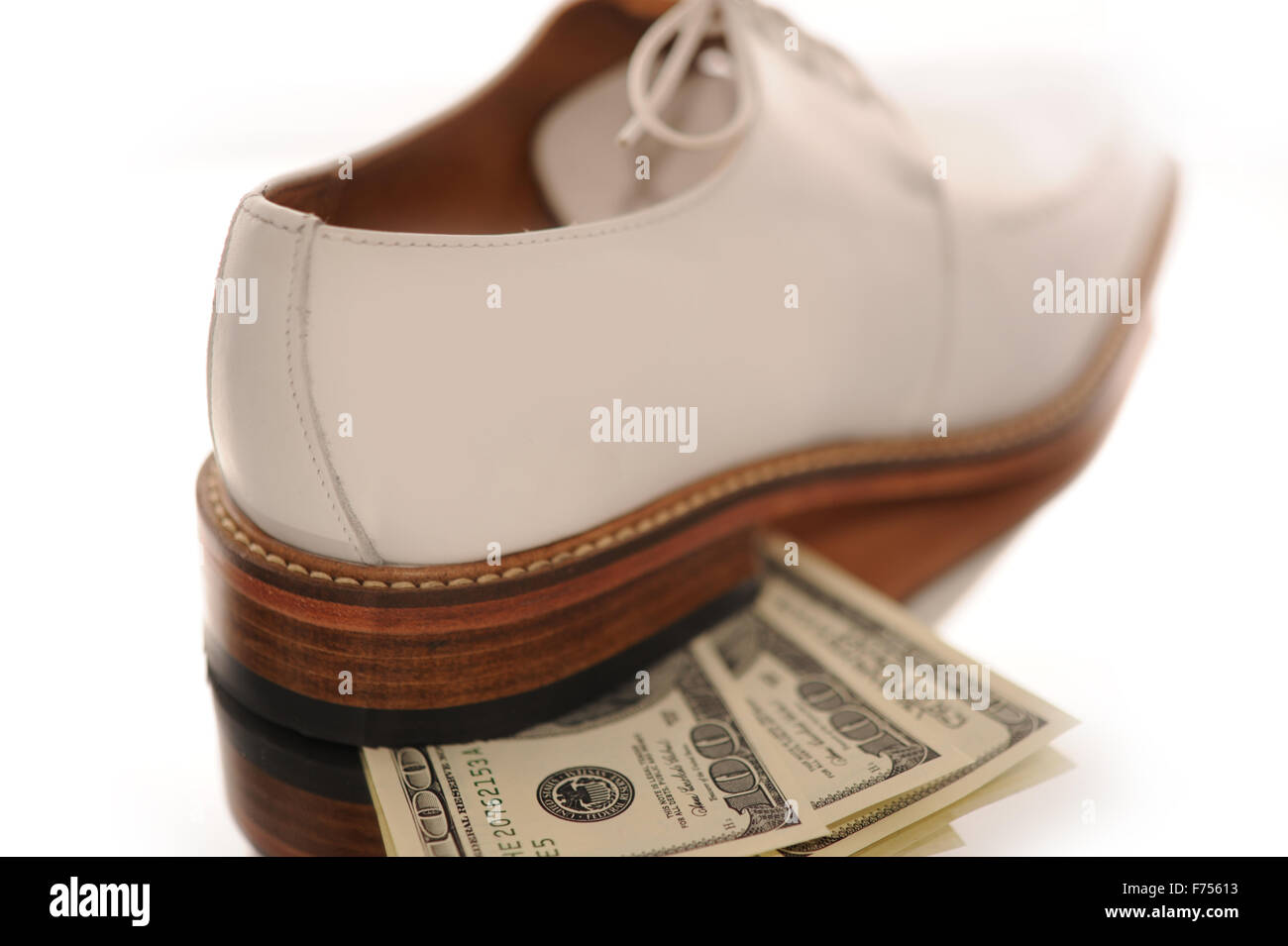 Shoe money cash hi-res stock photography and images - Alamy