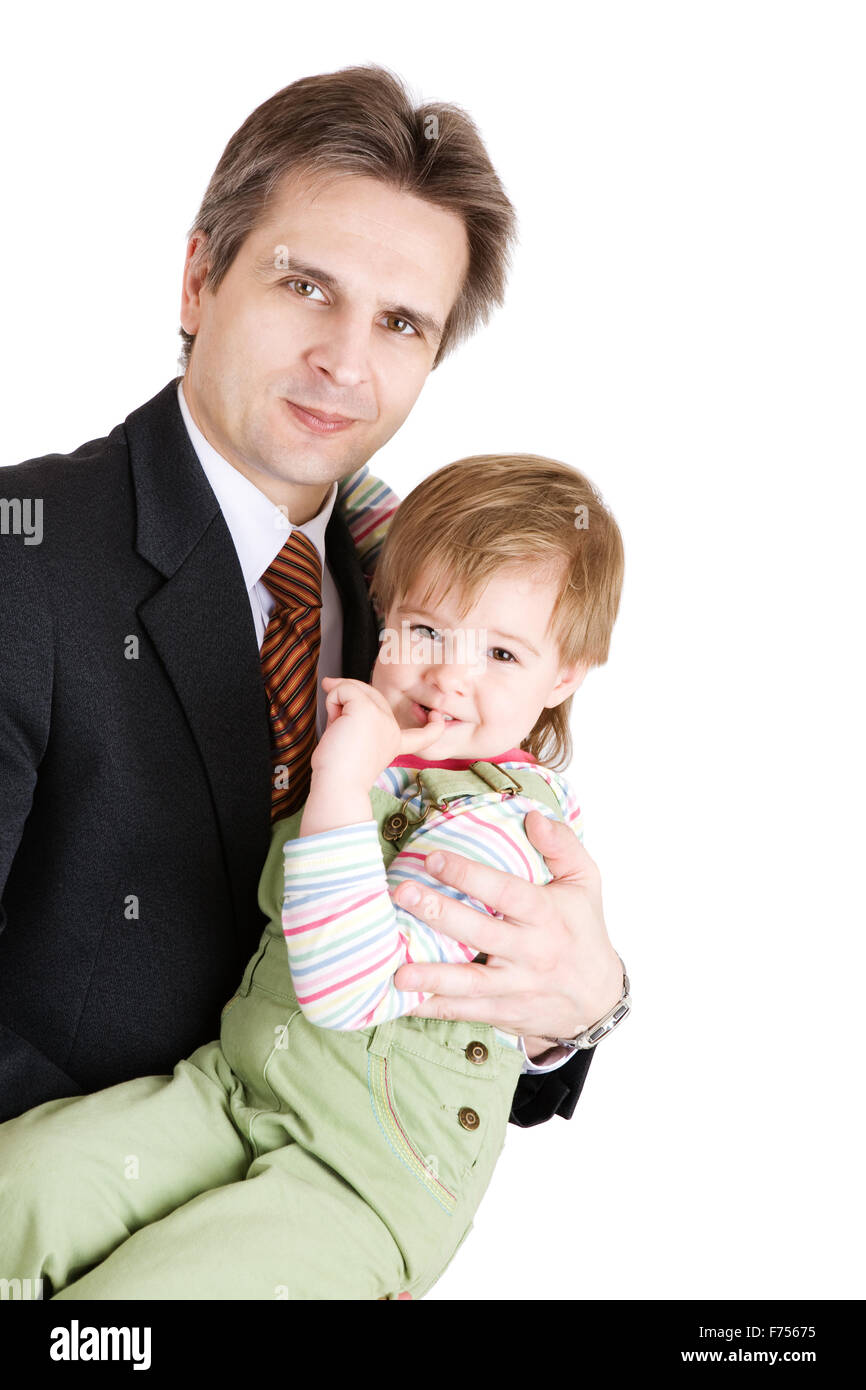 portrait with father Stock Photo - Alamy