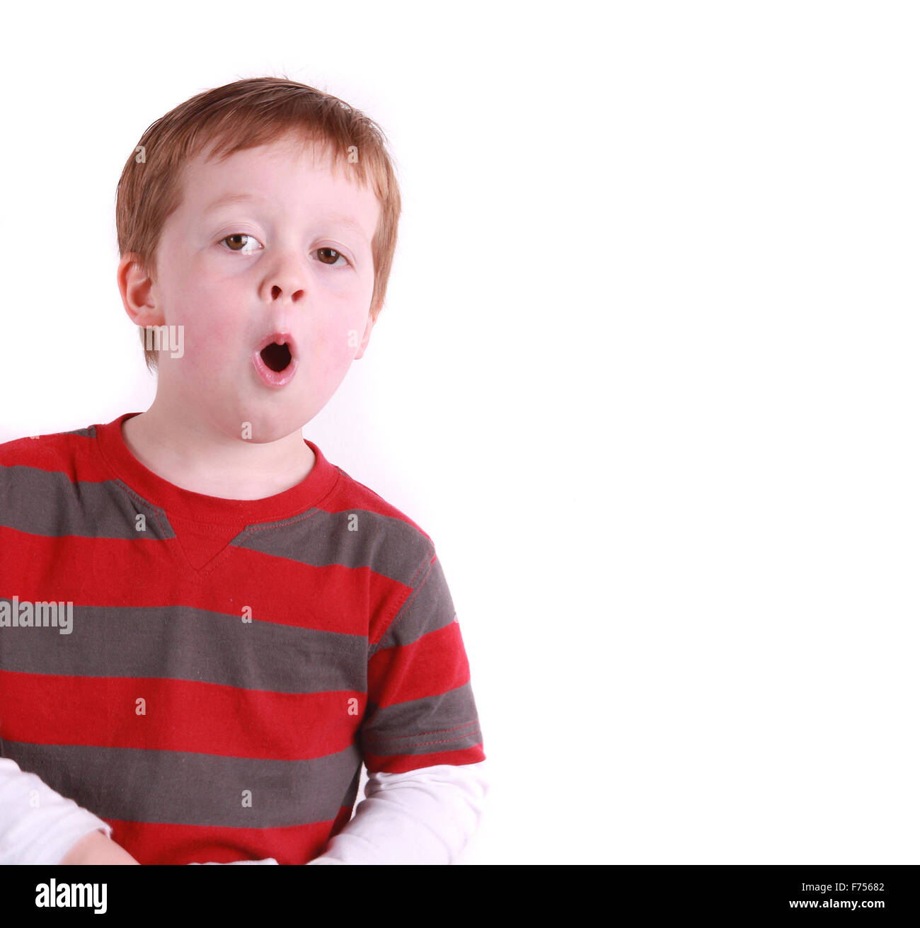 Happy boy sings Stock Photo - Alamy