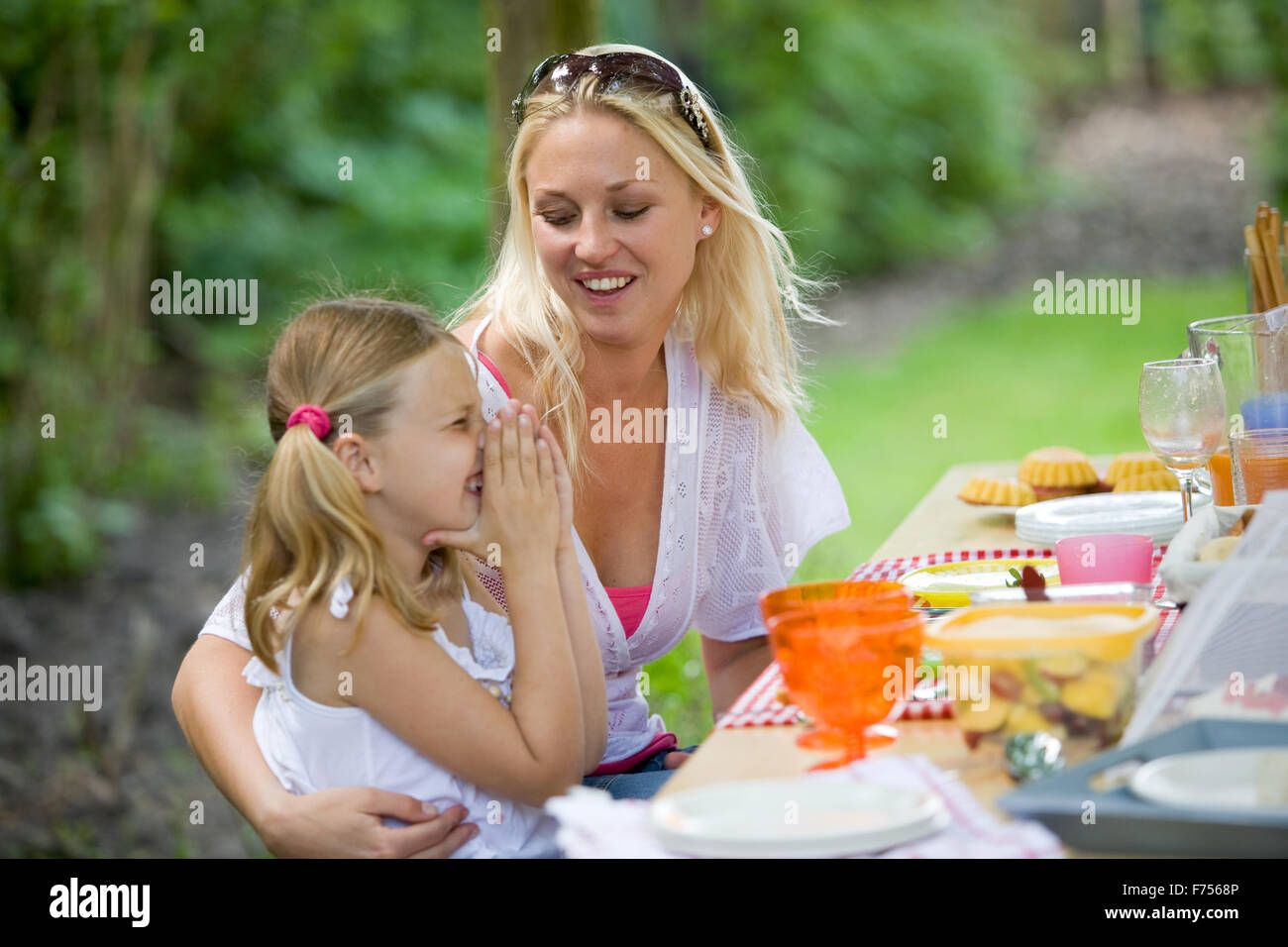 Fun with mom Stock Photo - Alamy