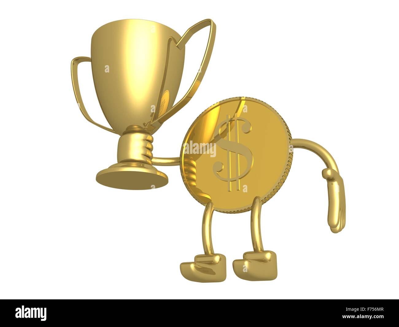 Hands cup illustration Cut Out Stock Images & Pictures - Alamy