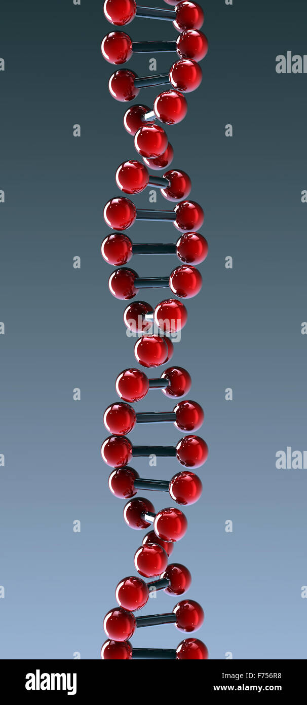 Dna helix medical research red hi-res stock photography and images - Alamy