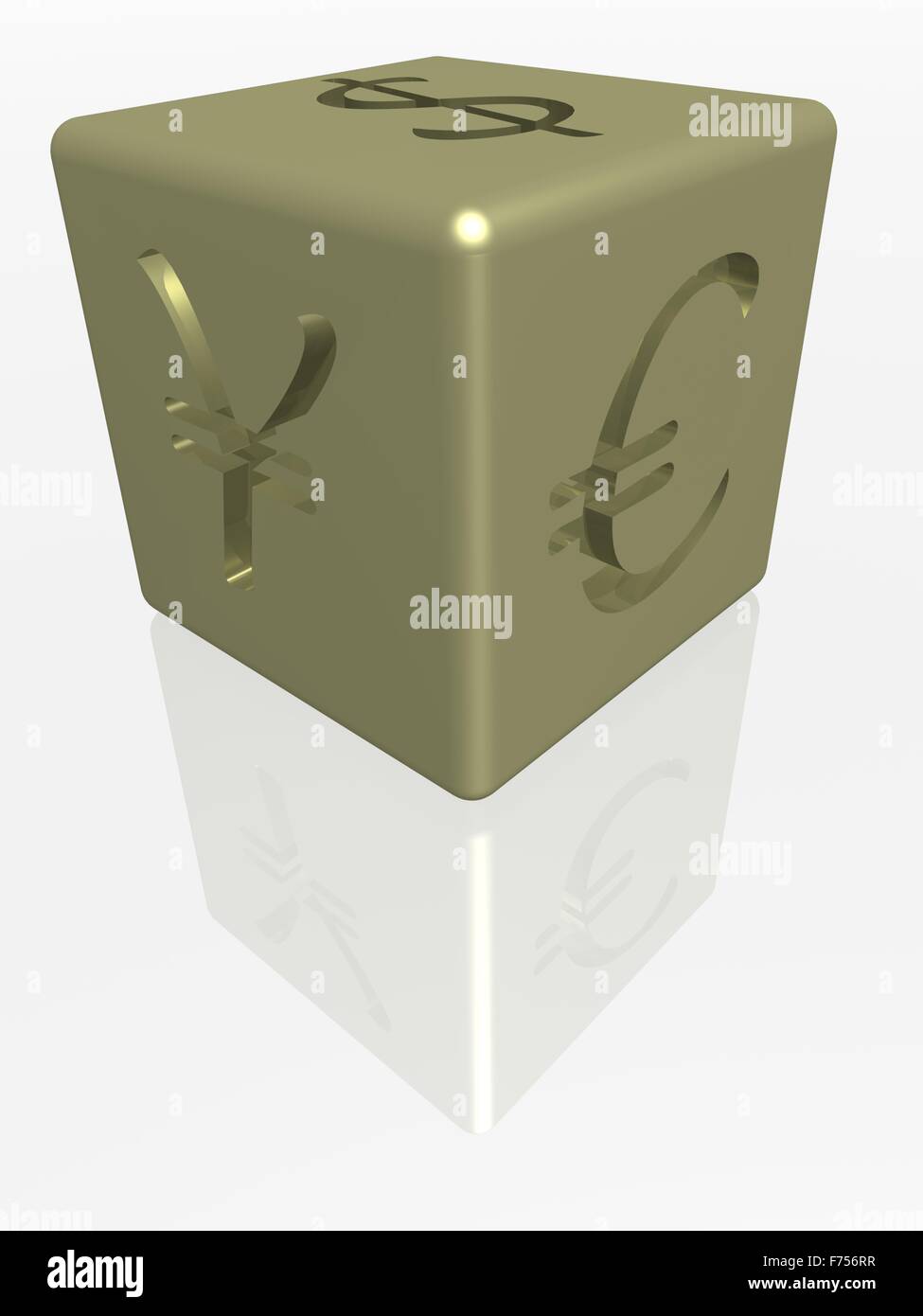 Gold cube hi-res stock photography and images - Alamy
