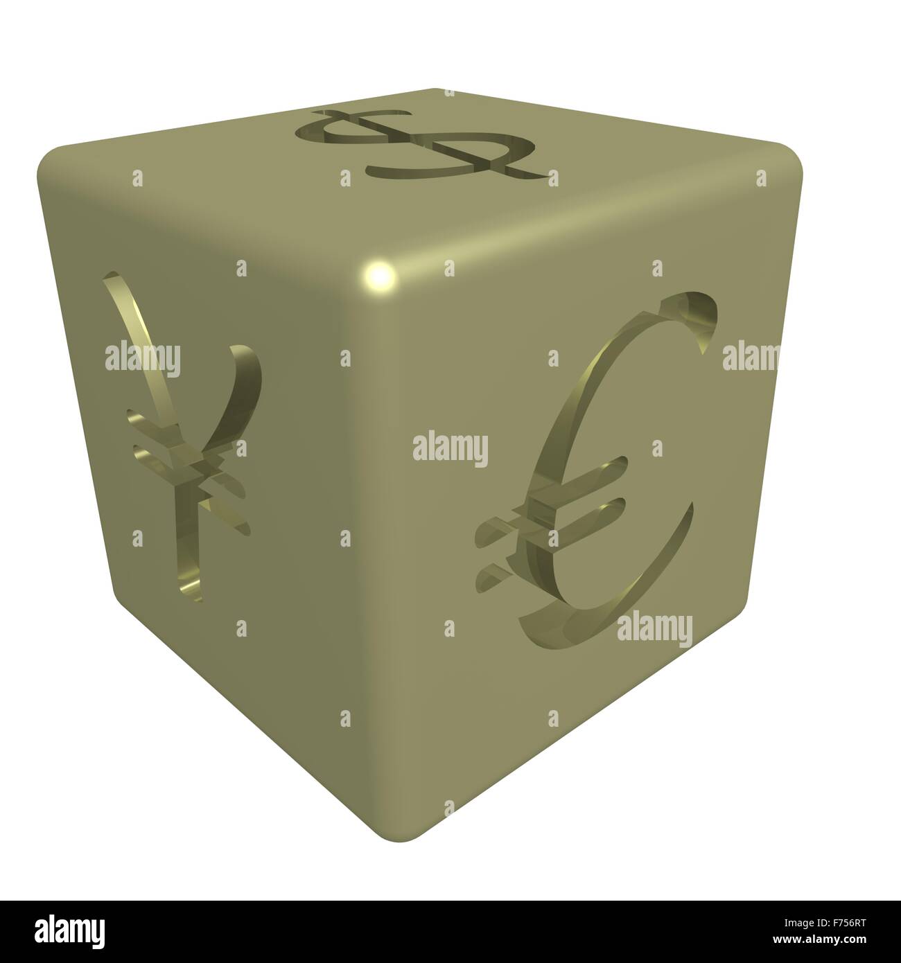 Gold cube hi-res stock photography and images - Alamy
